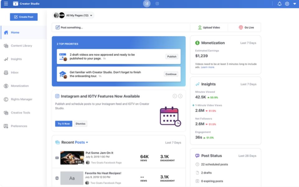 Facebook Creator Studio คืออะไร ช่วยคนทำธุรกิจได้อย่างไรบ้าง | SEO ...